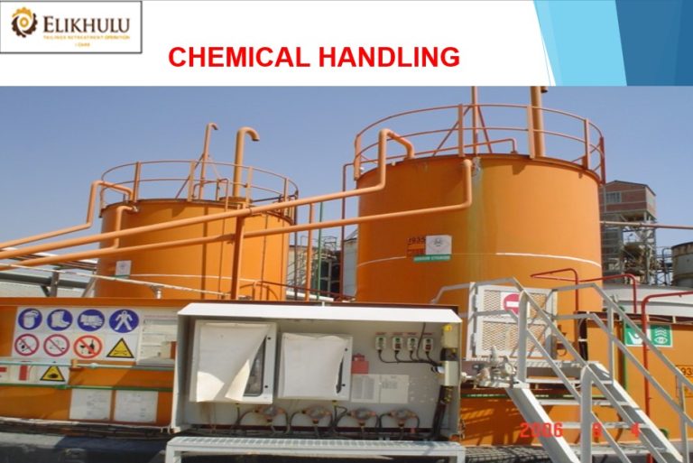 Evander Mine- Chemical Handling- The safe Handling of Chemical Reagents
